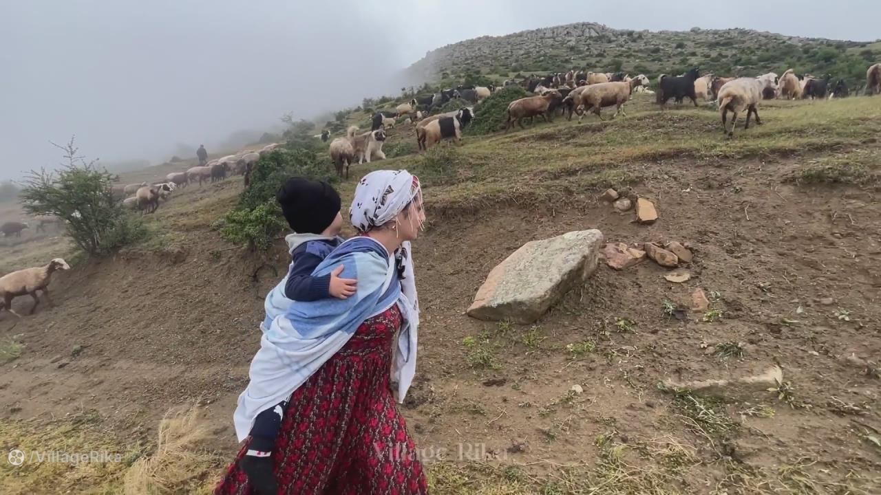 زندگی روستایی در شمال ایران آشپزی روز