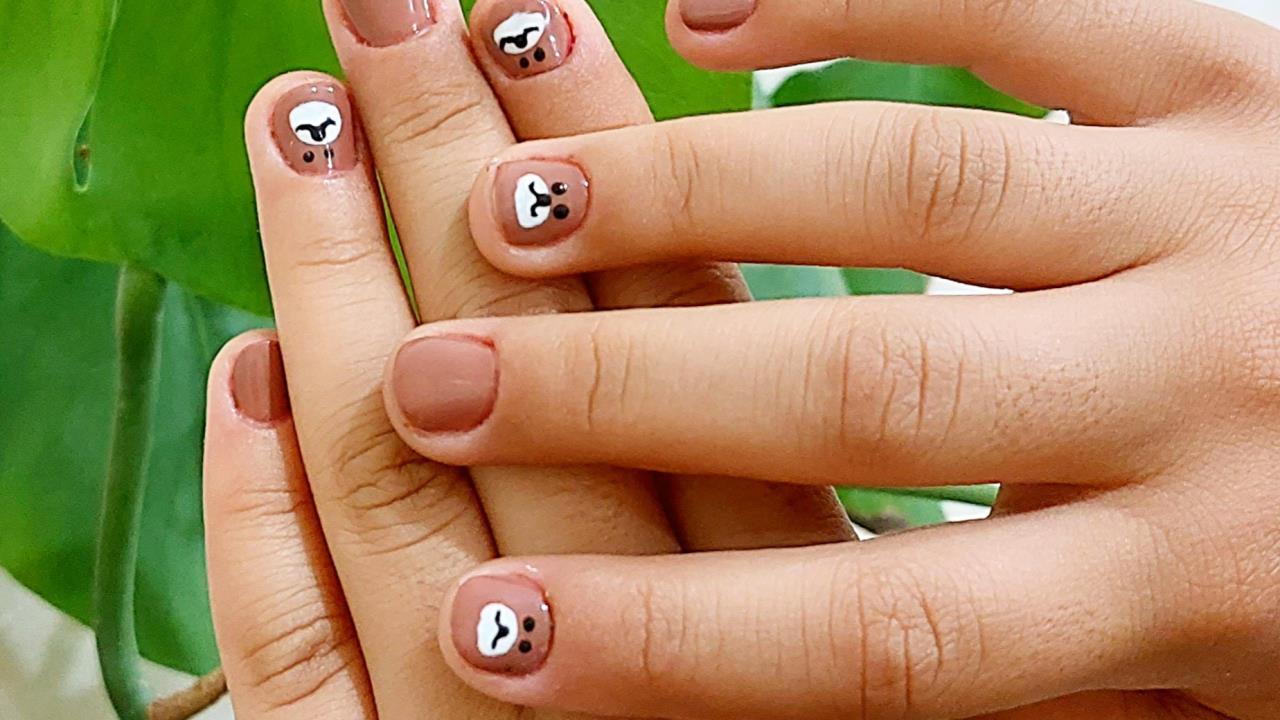 ژلیش ناخن مدل ناخن