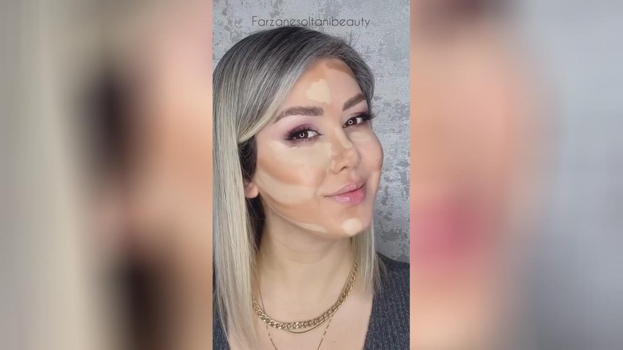 میکاپ صحیح صورت مدل ناخن و رنگموی دلبر
