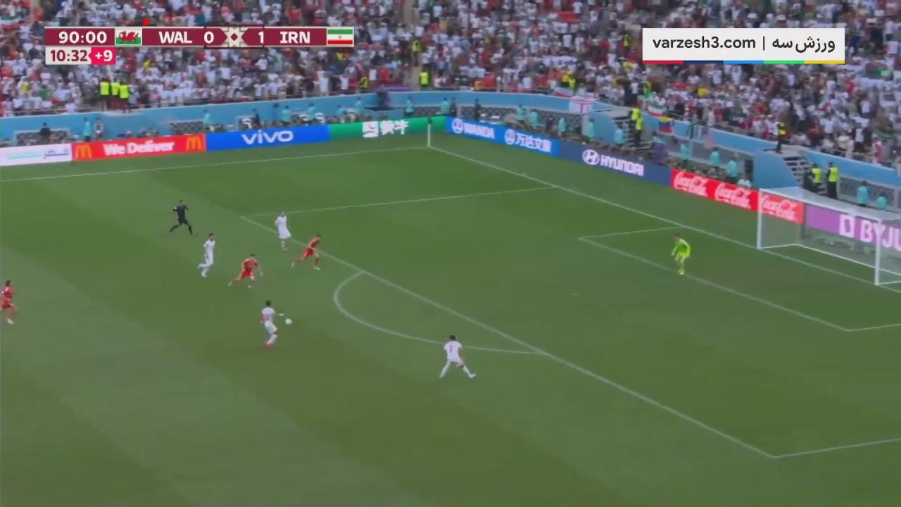 گل های ایران به ولز با گزارش عربی ورزش ایران و جهان