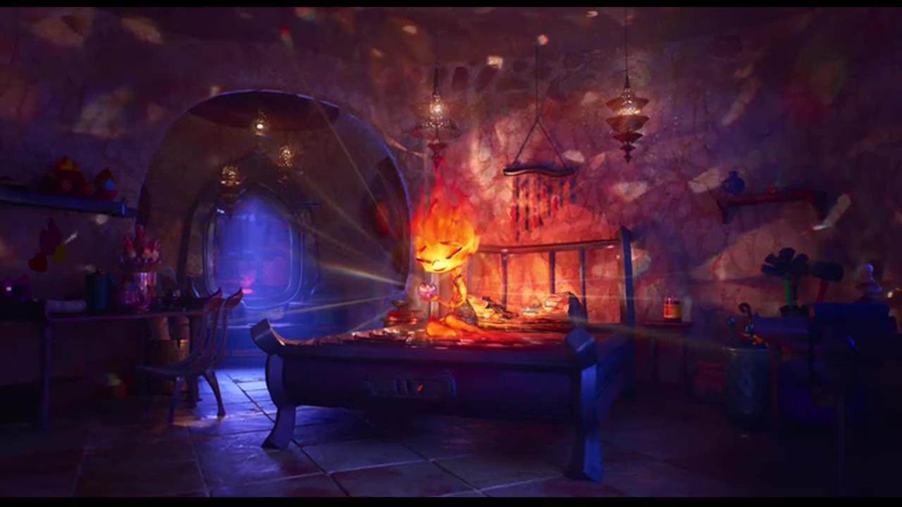 انیمیشن آب و آتش Elemental 2023 فیلمینو